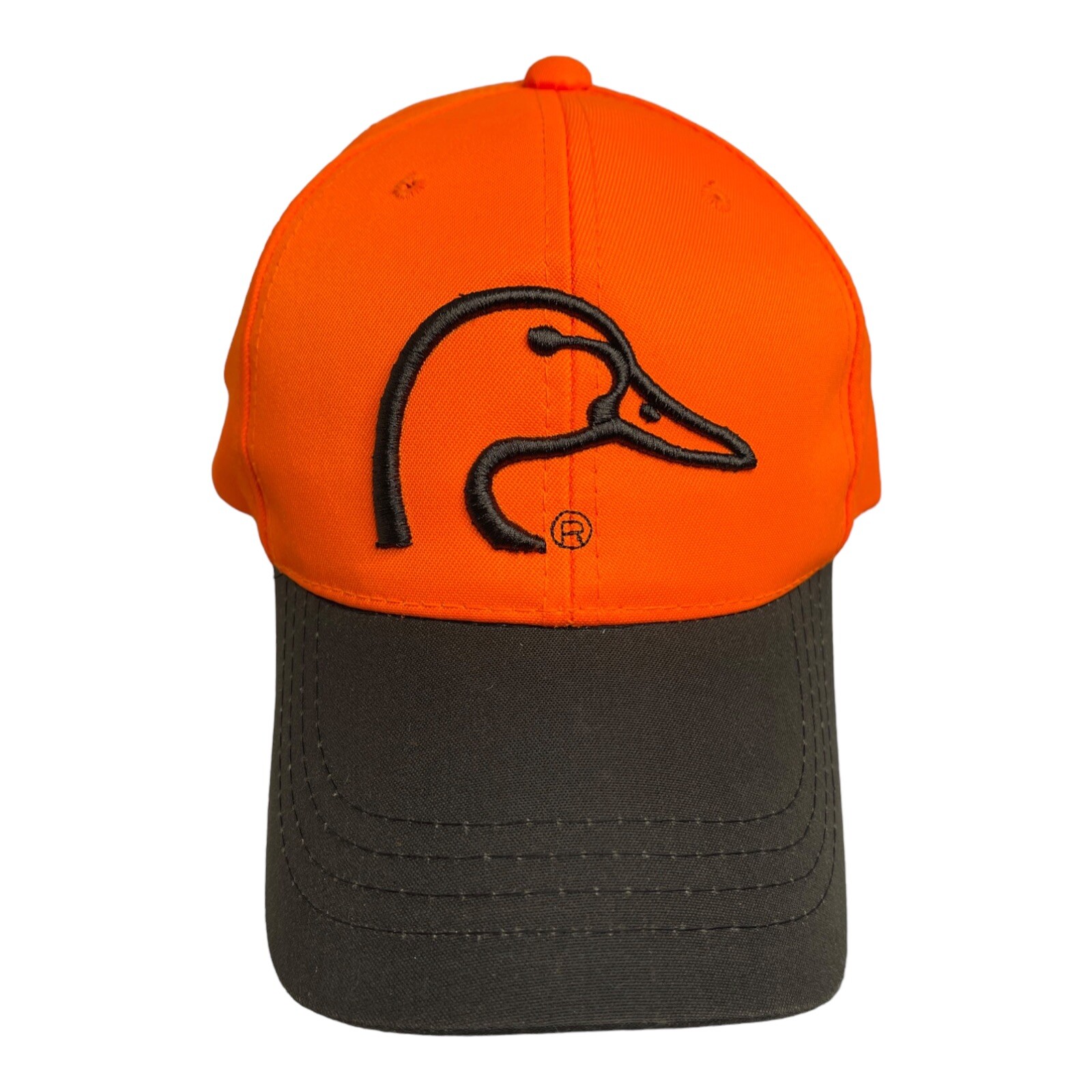 Vintage Ducks Unlimited Trucker Hat Cap Bright Orange… - Gem