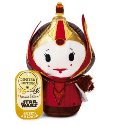 Hallmark Itty Bittys Star Wars Queen Amidala Ltd Edition Mini Plush ...
