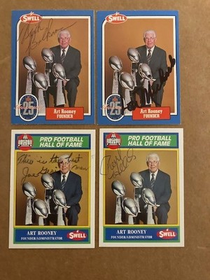 Koe Geri 1949 Pittsburgh Steelers Signed Art Rooney Card(auction for 1 ...