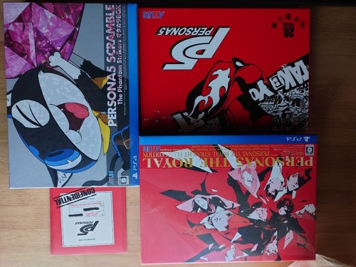 Persona 5 Limited Edition Set 3 Types Royal Dancing Bonus Disc Opened ...