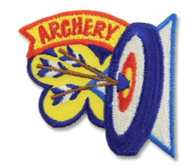 Boy Girl cub ARCHERY Target Bow Arrow Fun Patches Badges GUIDES SCOUT Class Day | eBay