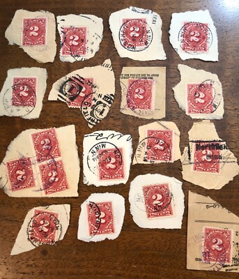 US Postage Due 2 cent (17 stamps) | eBay