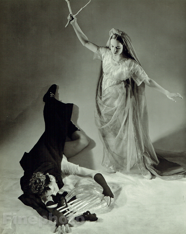 1936 NYC Ballet GEORGE PLATT LYNES Dance ORPHEUS EURYDICE 13x10 Drama ...
