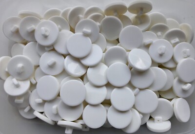18mm 23mm 25mm White Polished Shank Jacket Coat Craft Button Buttons ...