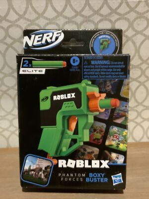 🍒 NERF Roblox Phantom Forces:Boxy Buster Dart Blaster,Pull-Down ...
