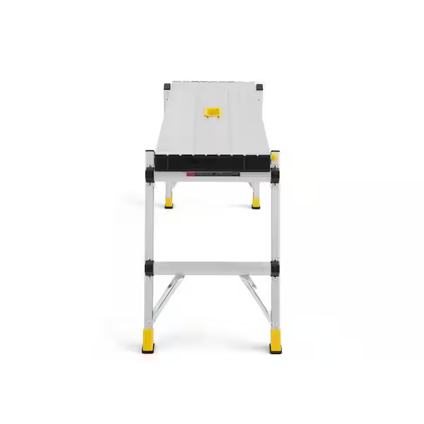 Gorilla Ladders Work Platform Aluminum Slim-Fold Heavy-Duty Adjustable ...