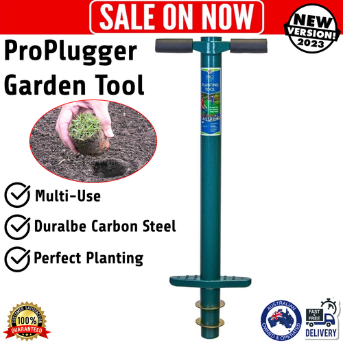 Proplugger 5-In-1 Lawn Tool and Garden Tool, Bulb Planter, Weeder, Sod ...