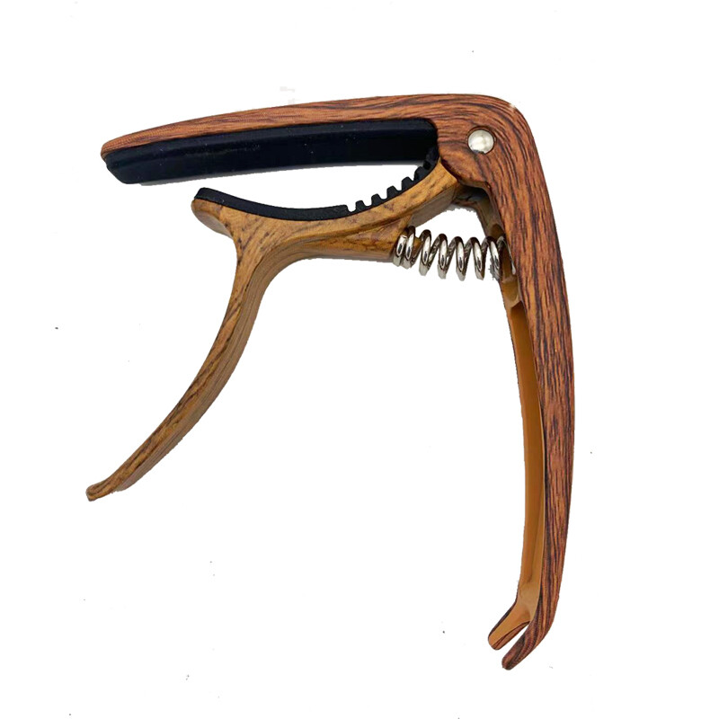 Guitar Capo Aluminum Alloy Grip Quick Change Clamp Key Acoustic Tone ...