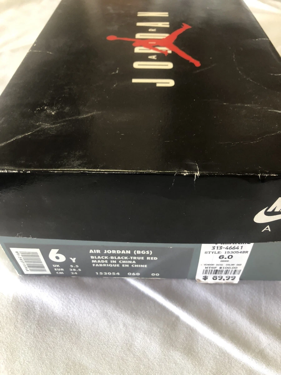 Jordan Box Size 6
