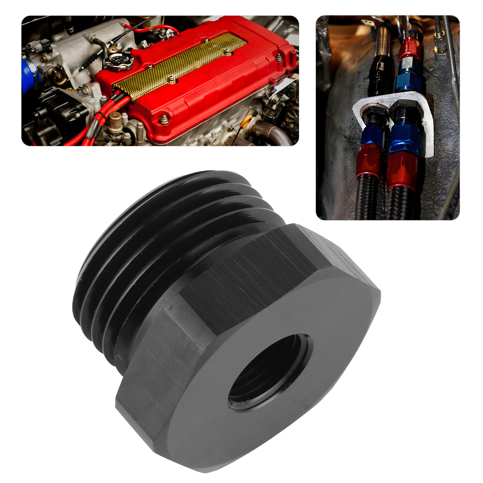 AN‑10 ORB Hex Head Straight Thread Port Plug With NBR O Ring Boss ...