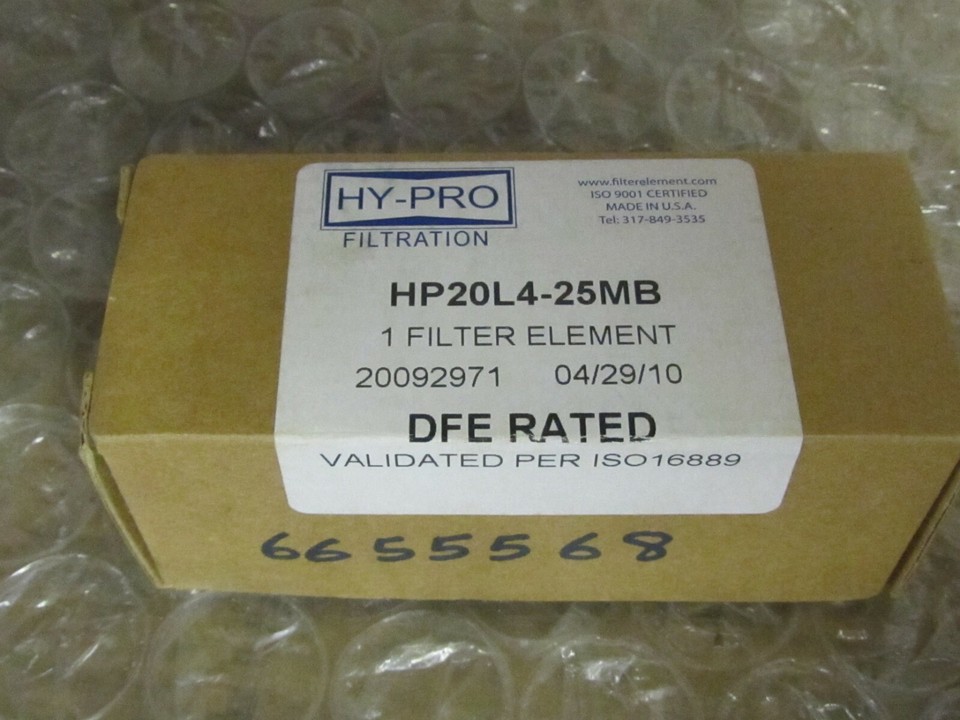 HY-PRO HYPRO HP20L4-25MB Filter Element | eBay