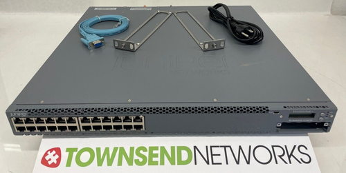 Juniper EX4300-24P PoE+ Switch 24x 1GbE, 1x AC, NO FRONT BLANK *Tested ...