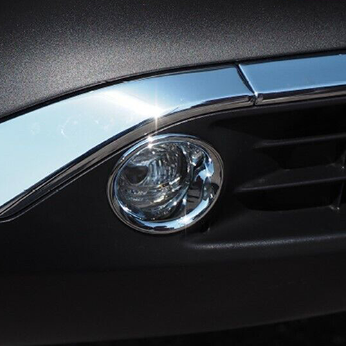 For 2021-2023 Toyota Harrier Venza Front Bumper Fog Light Ring Cover ...