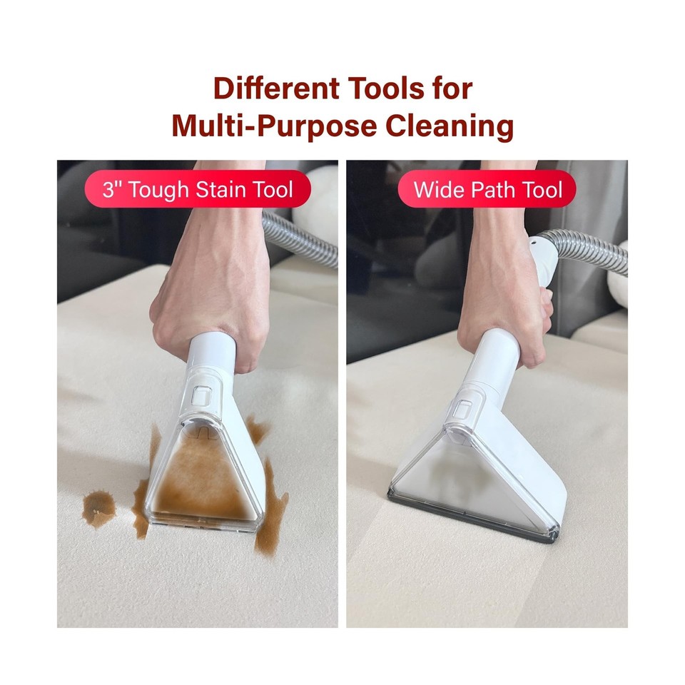 Portable Carpet Cleaner Machine, Carpet Shampooer, 15Kpa Upholstery ...