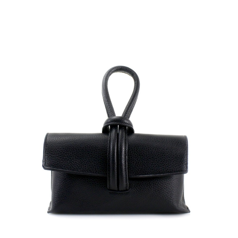 Leather Clutch Handbag Women Loop Lock Flap Crossbody Strap Shoulder ...