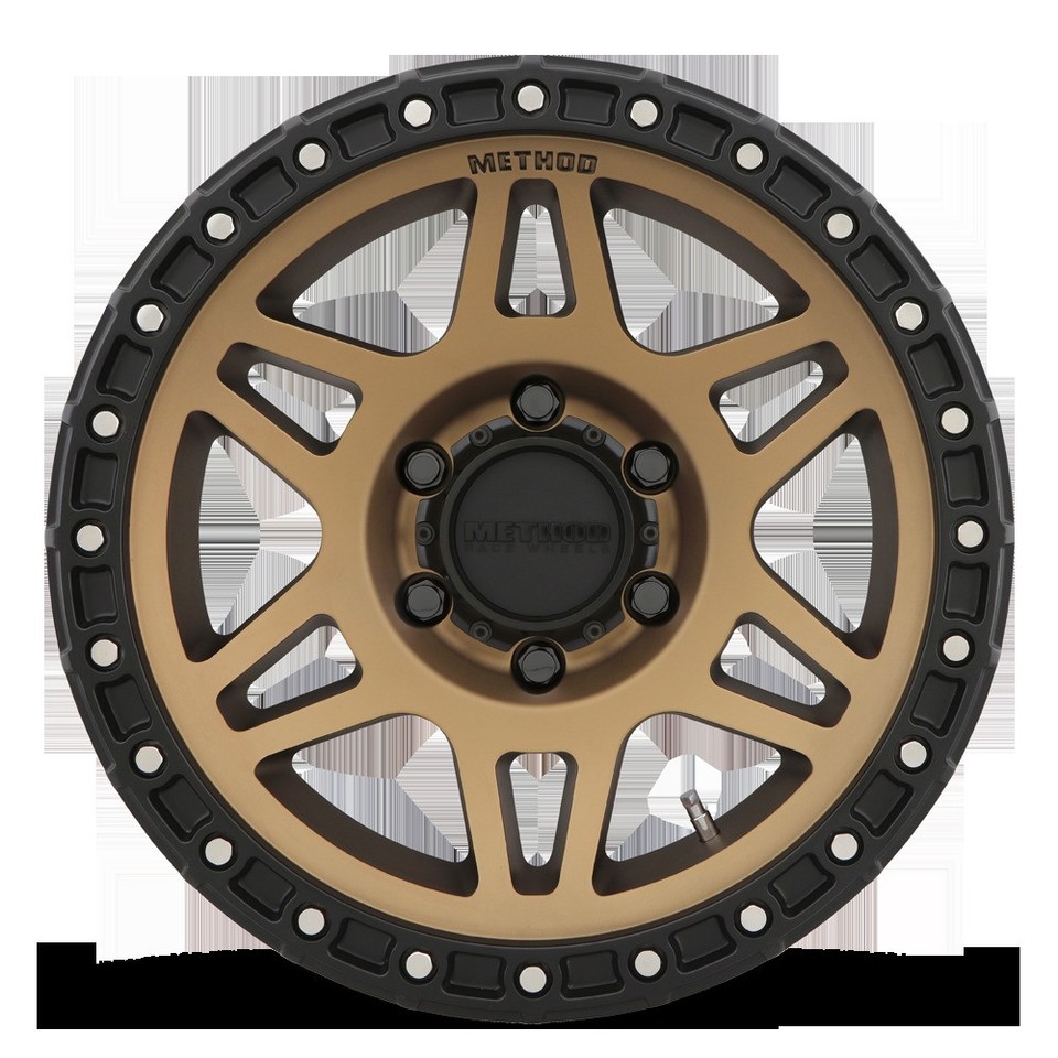 Method MR312 17x8.5 0mm Offset 6x120 67mm CB Method Bronze/Black Wheel ...