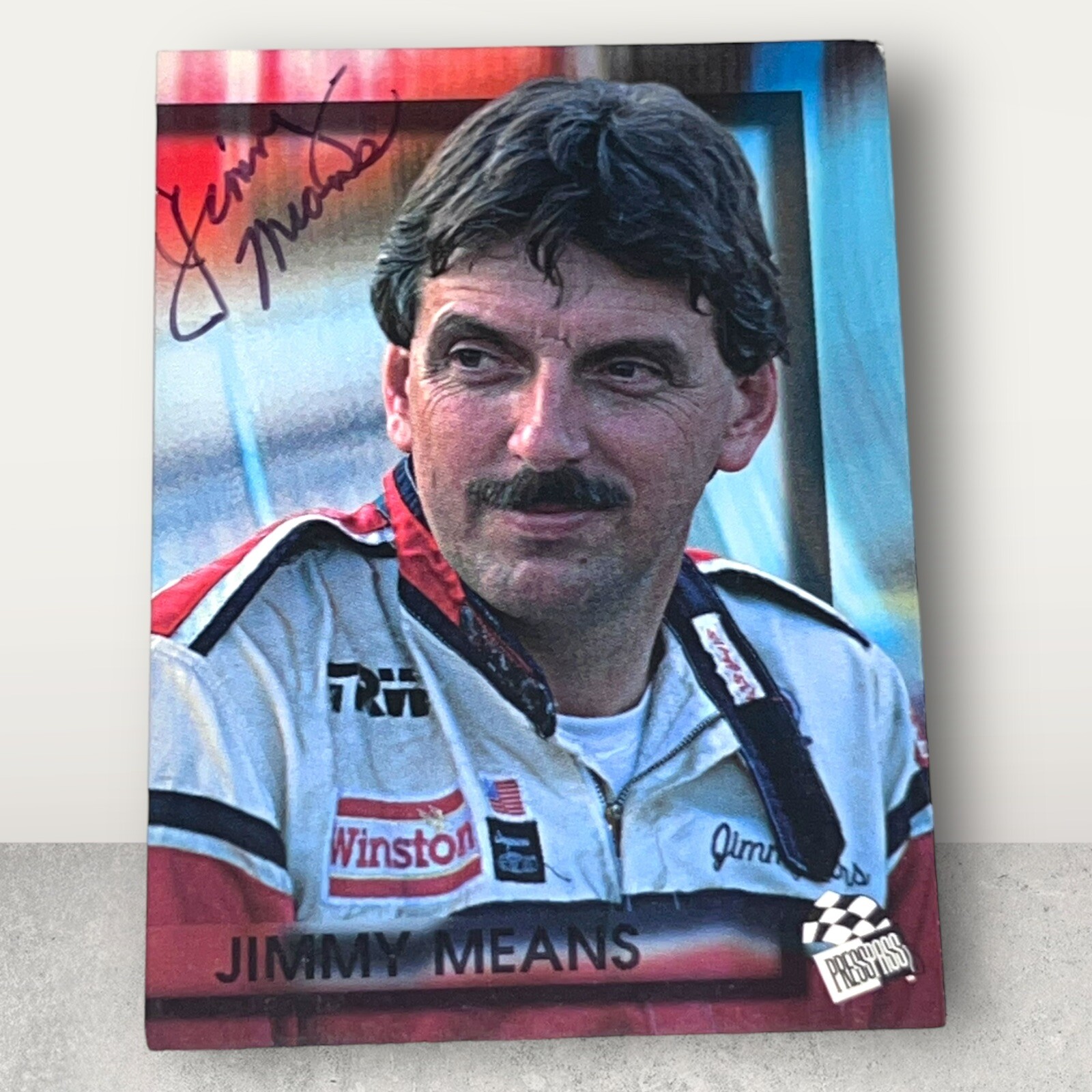 Jimmy Means VINTAGE 1994 PRESS PASS RACING NASCAR WINSTON CUP ...