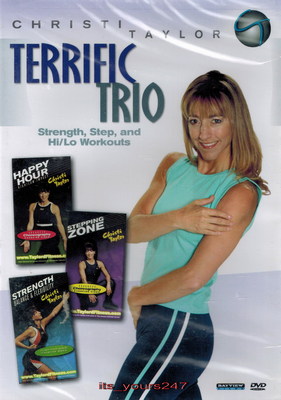 Christi Taylor: Terrific Trio - Strength, Step, Hi/Lo Workouts | DVD ...