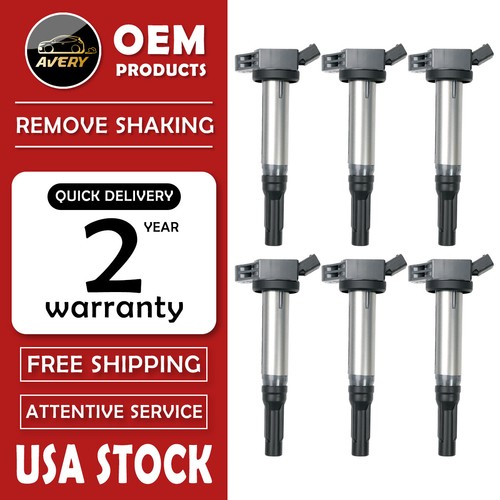 Pack of 6 Ignition Coils for Camry RAV4 Avalon Lexus RX350 ES350 3.5L ...