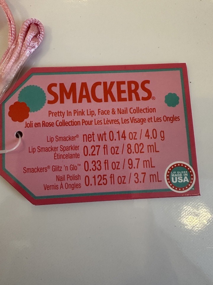 BONNE BELL Lip Smacker Pretty in Pink Collection SPARKLER/SHIMMERS in ...