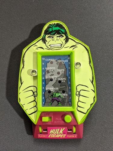 Hulk Escapes Bandai 1980 Hand Held 9V Battery Operated Game *Tested ...