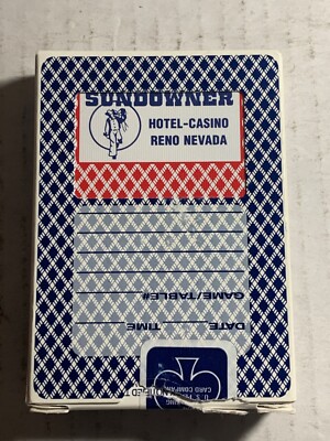 Sundowner Casino Playing Cards Reno Nevada | eBay