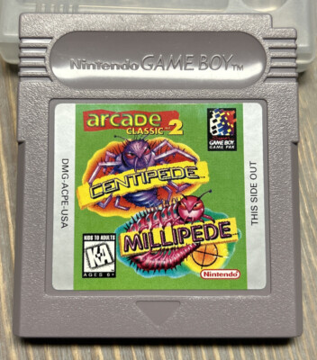 Arcade Classic no. 2 Centipede Millipede (Nintendo Game Boy, 1995) | eBay