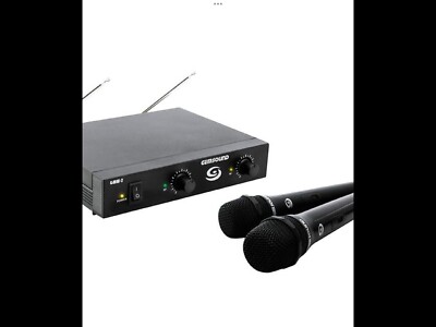 Gem Sound GMW-2 Dual-Channel Wireless Mic System EF | eBay