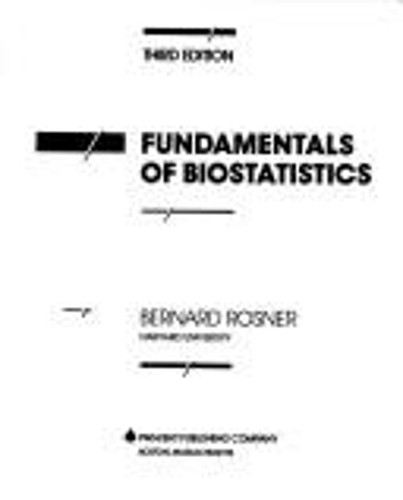 Fundamentals of Biostatistics Paperback Bernard Rosner 9780534919733| eBay