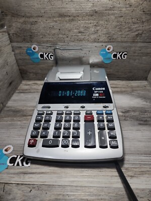 Canon MP11DX 12-Digits 2-Color Clock Calendar Adding Machine Printing ...