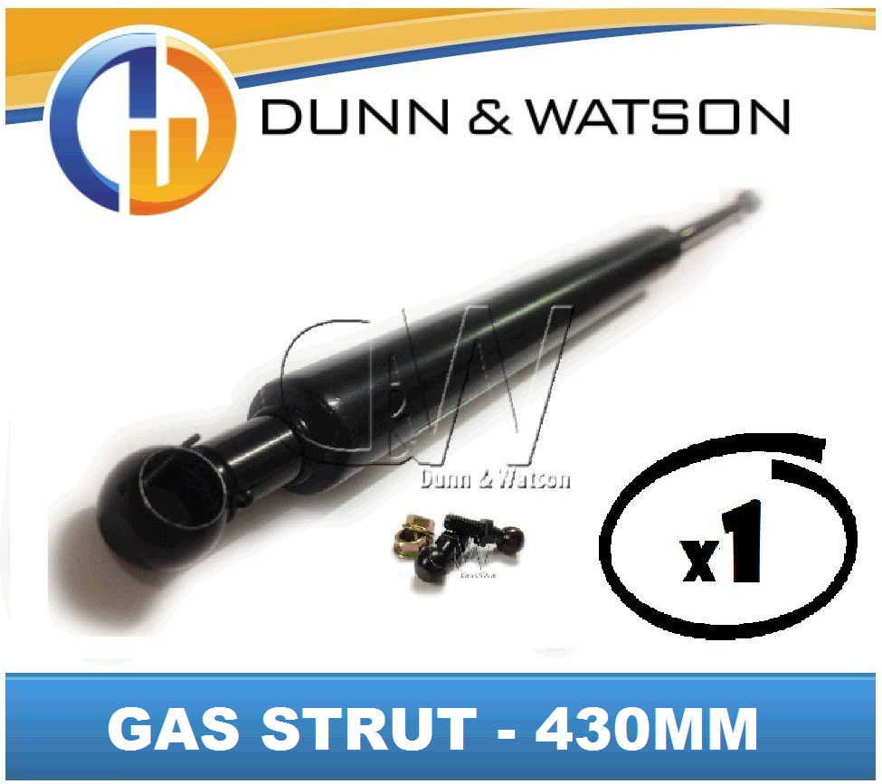 Gas Strut 430mm-700n x1 (8mm) Caravans, Bonnet, Trailers, Canopy ...