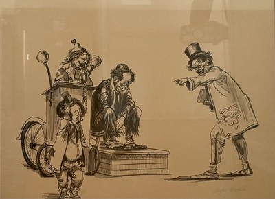 Artist, Wayne Howell, titled "Hung Jury" Limited edition lithograph | eBay