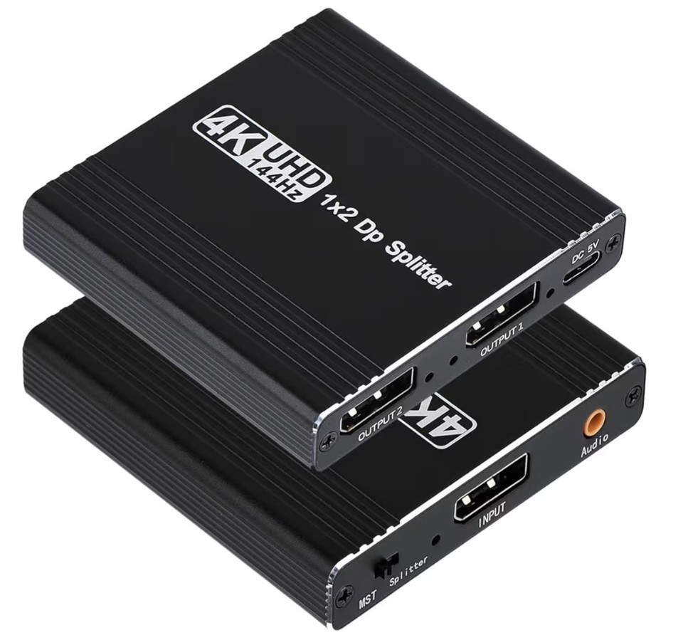 DisplayPort to Dual Displayport Splitter Adapter Support MST Extend ...