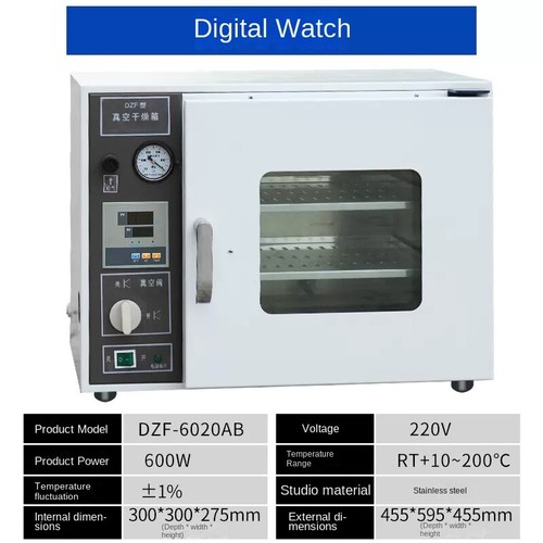 Electric Thermostatic Vacuum Drying Oven Industrial Vacuum Oven Drying ...