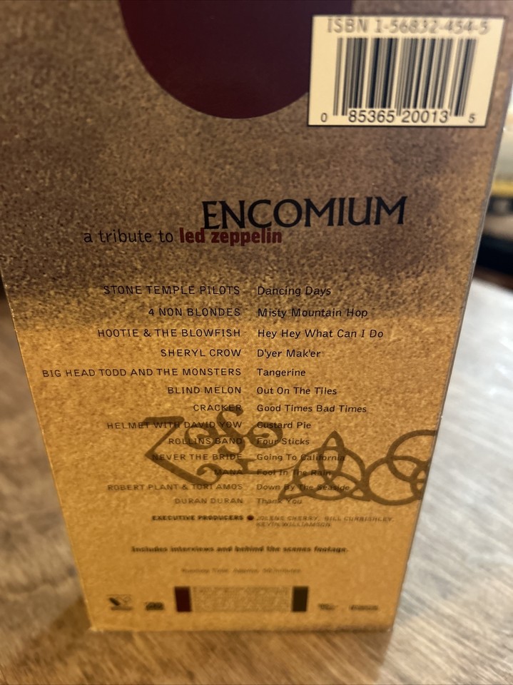 Encomium: A Tribute to Led Zeppelin (VHS, 1995) 85365200135| eBay