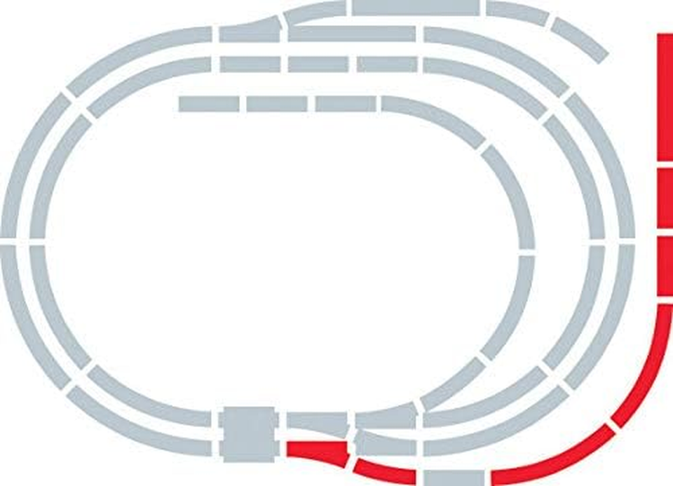 Hobby Train Tracks - R8225 Extension Pack E Track Pieces - Small Scale ...