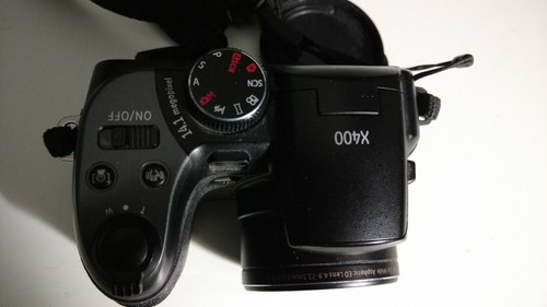 GE X400 Black 14.1 MP Digital Camera with 2.7" LCD, Optical Image ...