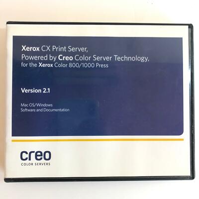 Xerox CX Print Server Creo Color 800/1000 Press Version 2.1 Mac/OS | eBay