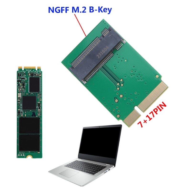 M.2 NGFF SSD to 17+7 Pin Adapter Card Board For AIR 2012 A1466 A1465 | eBay
