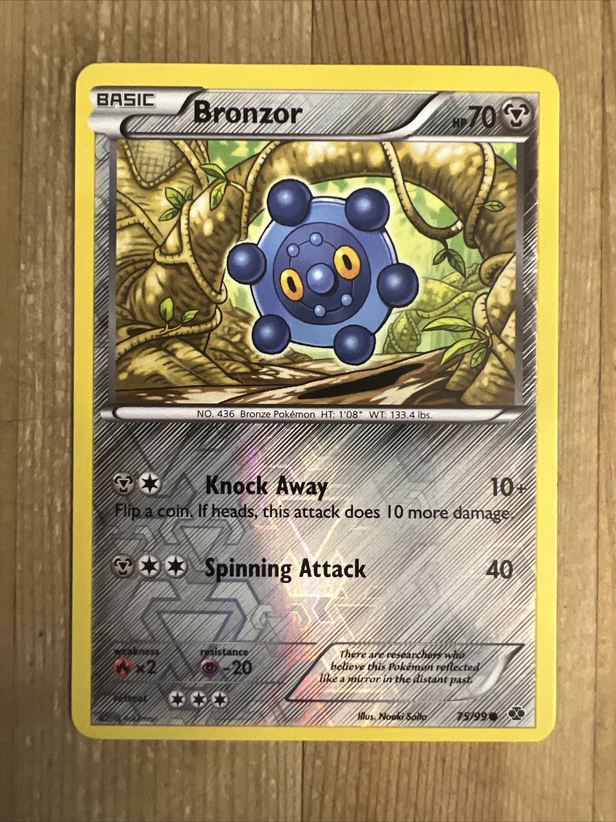 Pokémon TCG Bronzor Next Destinies 75/99 Reverse Holo Common for sale ...