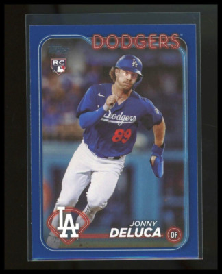 Jonny Deluca 2024 Topps Series One Royal Blue Border Parallel Rookie ...