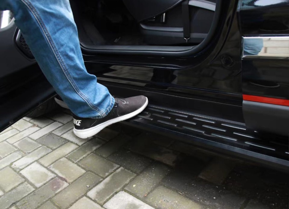 2PCS Running Boards Side Steps Fits For Audi Q8 2021-2026 Black Nerf ...