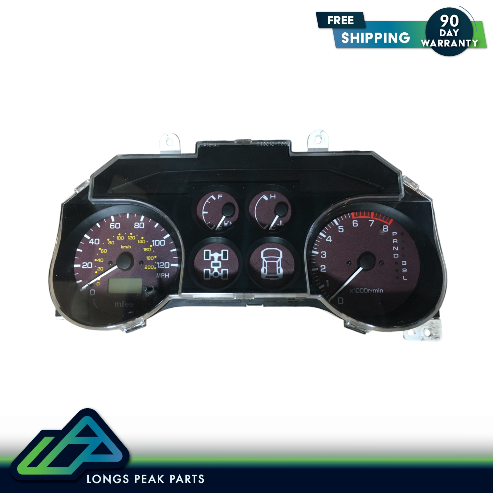 2001+Mitsubishi+Montero+Gauge+Instrument+Cluster+Tach+Speedometer ...