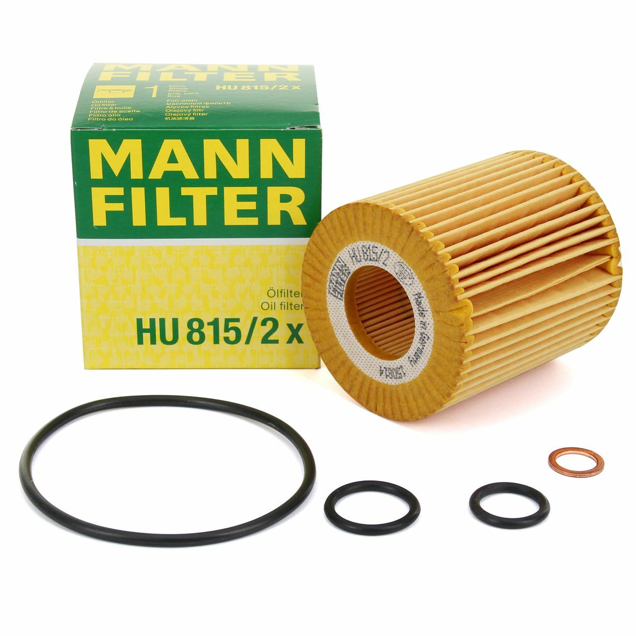 MANN HU815/2x Ölfilter für BMW E81-88 E46 E90-93 E60 E61 X1 E84 X3 E83 ...