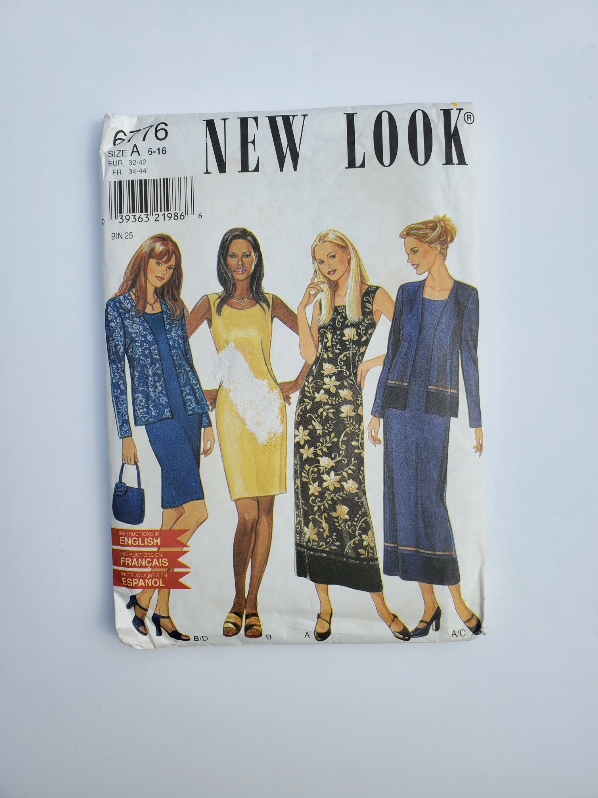New Look 6776 Misses Two Length Sheath Dress Jacket Pattern 6-16 | eBay