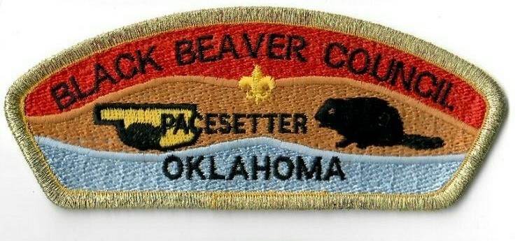 Boy Scout Black Beaver Council Pacesetter Gold Mylar Border CSP | eBay