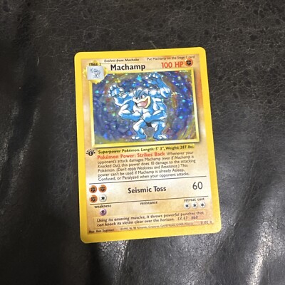 Pokémon Machamp 8/102 Holo 1st Edition | eBay