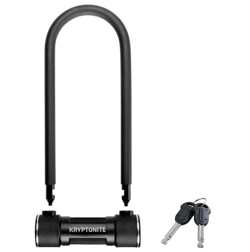 Kryptonite Level 5 14 mm U-Lock Bicycle Lock with Looped Bike Security ...