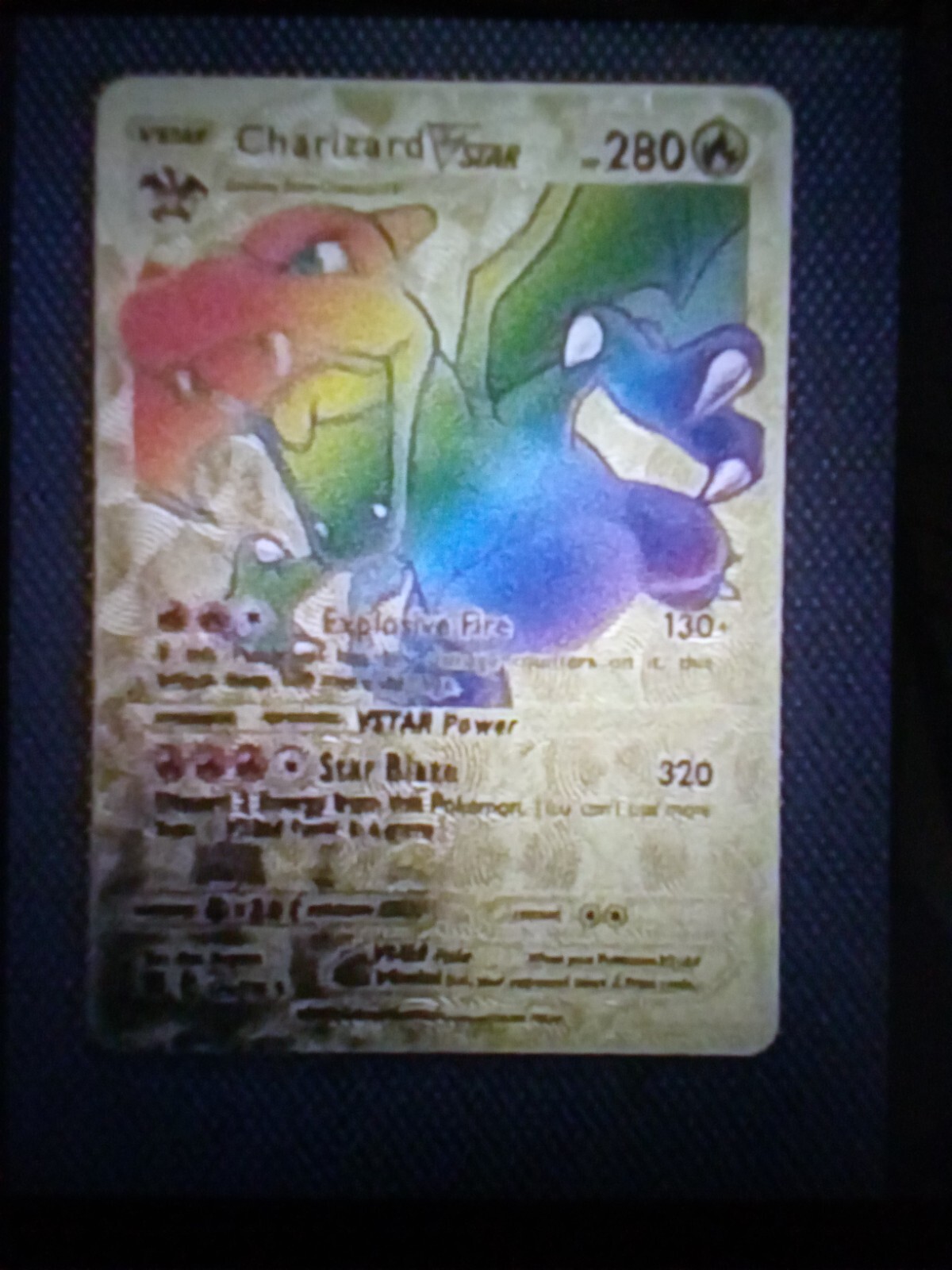 Rare Rainbow Gold Rainbow Hollow Charizard GX Card 150/147 | eBay