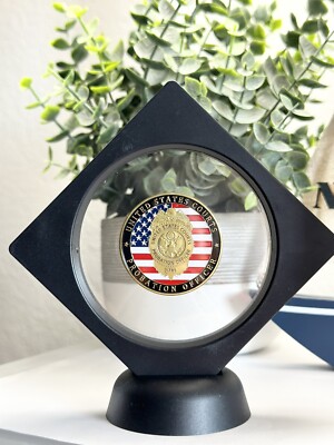 United States PROBATION OFFICER US Courts System Challenge Coin W ...